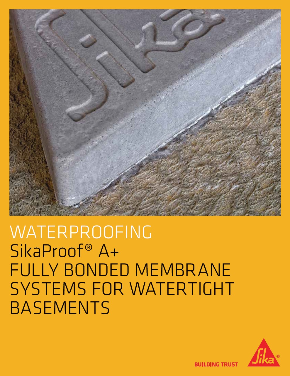 SikaProof Pre-Applied Fully Bonded Membranes